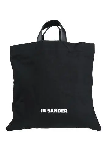 JIL SANDER Textile And Leather Handbag - Black