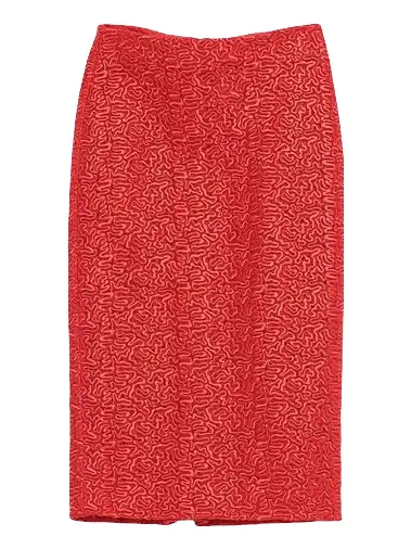 Ermanno Scervino Midi Pencil Skirt - Red