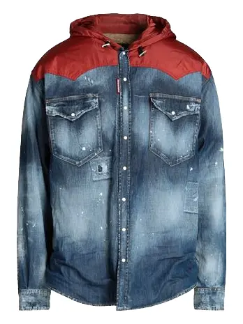 Dsquared2 Denim Shirt Size Cotton, Elastane, Polyamide - Blue