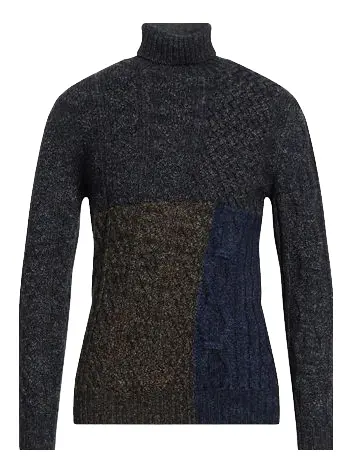 HERITAGE Virgin Wool Turtleneck - Blue