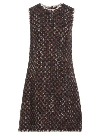 Dolce & Gabbana Sleeveless Mini Dress - Brown