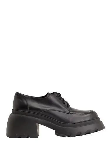 8 BY YOOX Leather Chunky Lace-up Shoes - Black