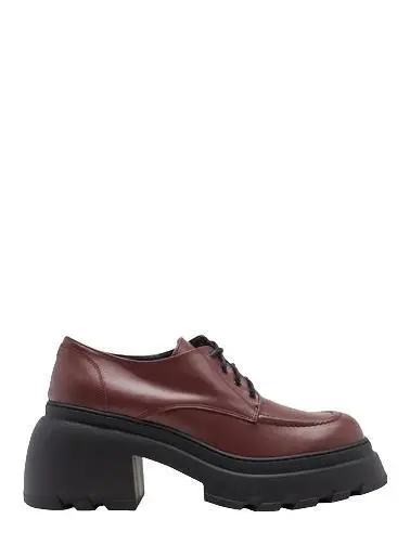 8 BY YOOX Leather Chunky Lace-up Shoes - Red