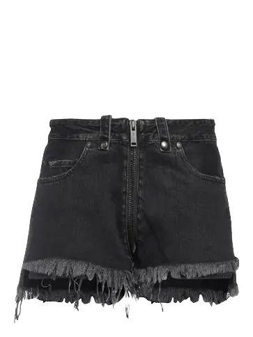 BEN TAVERNITI™ UNRAVEL PROJECT Denim Hot Pants - Black
