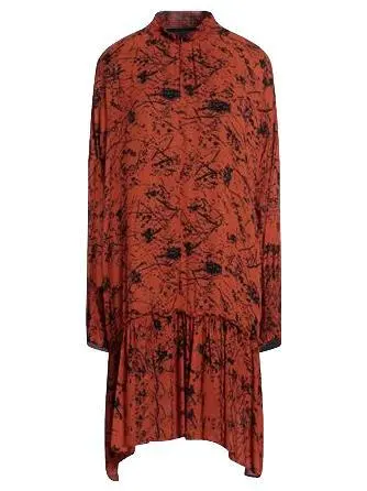 8PM Mini Shirt Dress - Rust