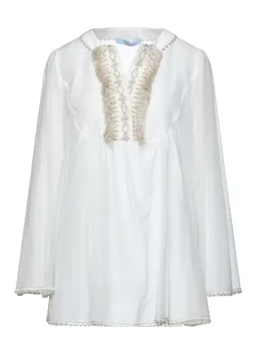 Blumarine Cotton-silk Top - White