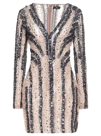 Elisabetta Franchi Mini Dress - Beige