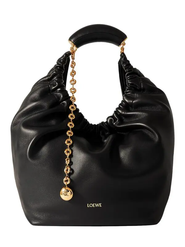 Loewe - Loewe Squeeze Medium Leather Shoulder Bag