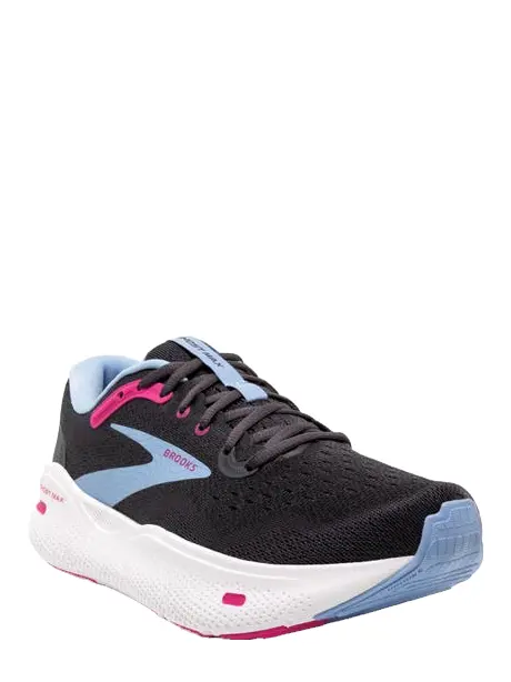 Brooks Ghost Max Running Shoe - Ebony/open Air/lilac Rose