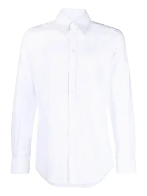 Dolce & Gabbana Long-sleeve Cotton Shirt - White