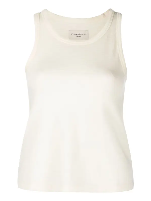Officine Générale Sleeveless Knitted Top - Neutrals