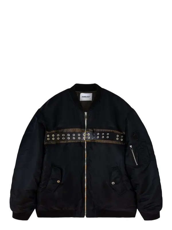AMBUSH Belted Bomber Jacket - Black