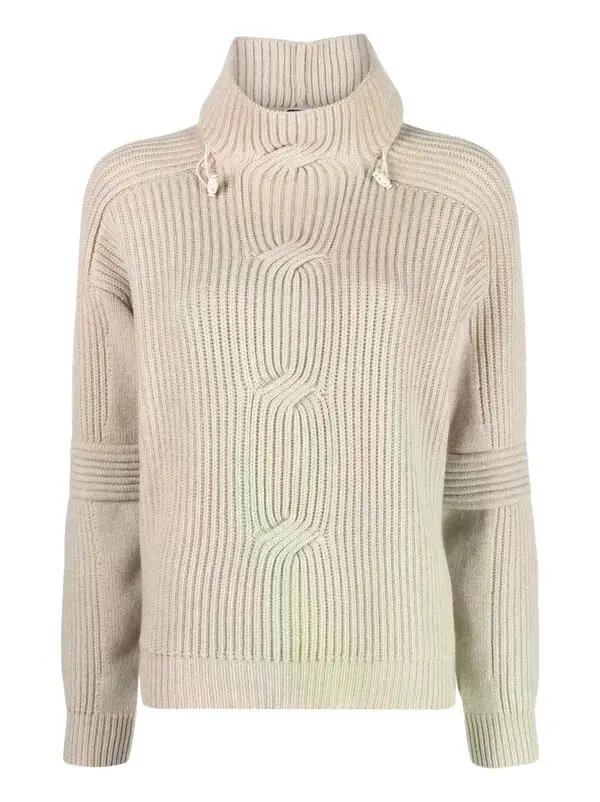 Giorgio Armani High-neck Cashmere Jumper - Neutrals