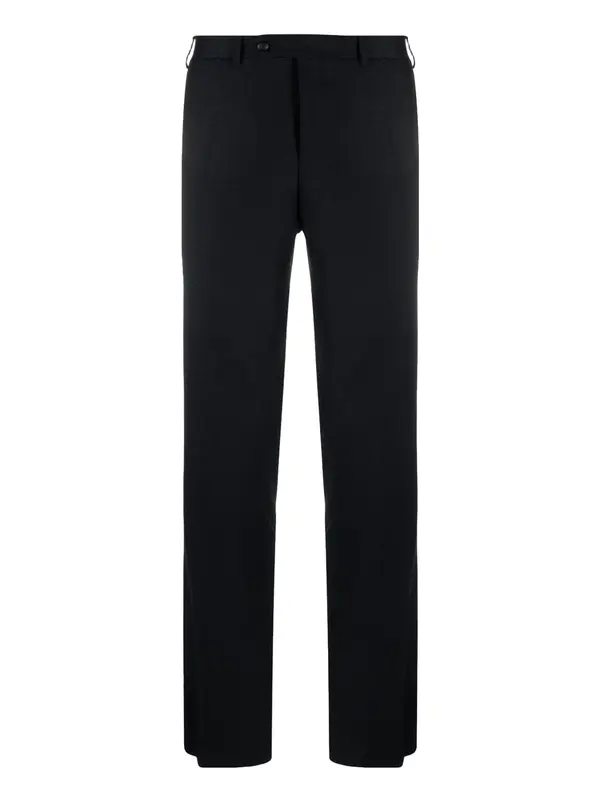 Canali Straight-leg Tailored Trousers - Blue