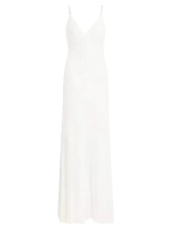 Jenny Packham Nora Sequin-embellished Gown - White