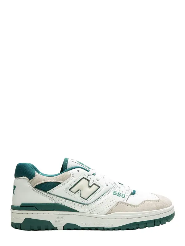 NEW BALANCE 550 Vintage Teal Sneakers - White
