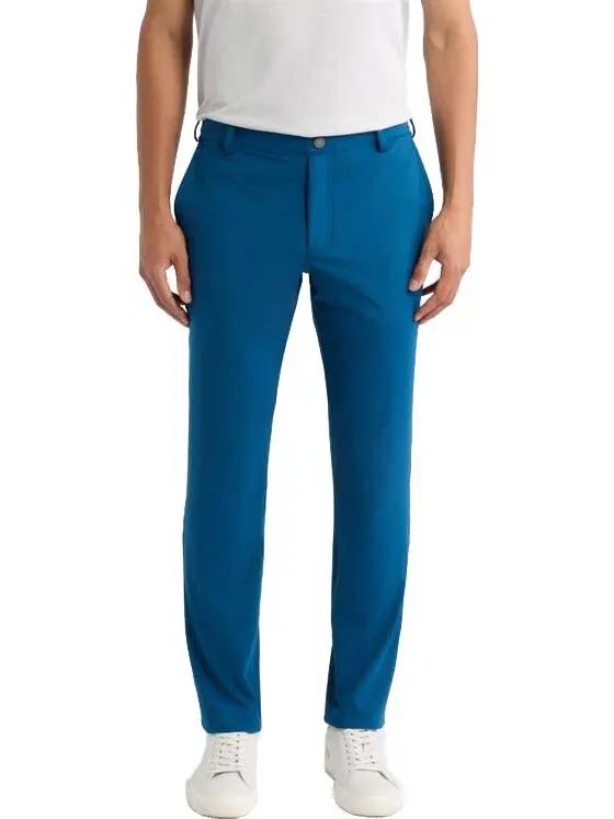 REDVANLY Bradley Pull-on Trousers - Atlantic
