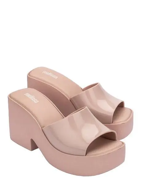 Melissa Posh Platform Slide Sandal - Pink