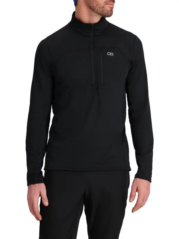 OUTDOOR RESEARCH Vigor Half Zip Fleece Pullover - Black