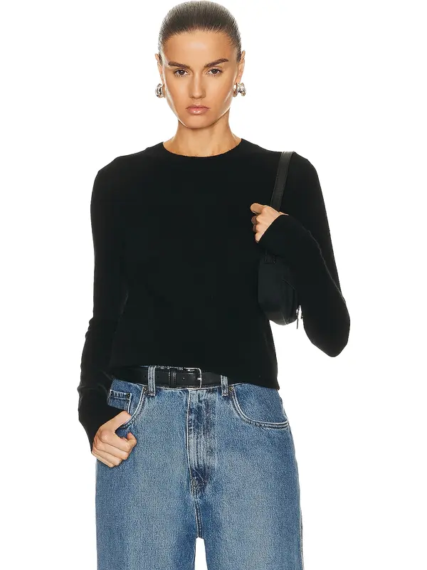 Eterne Francis Cashmere Sweater - Black