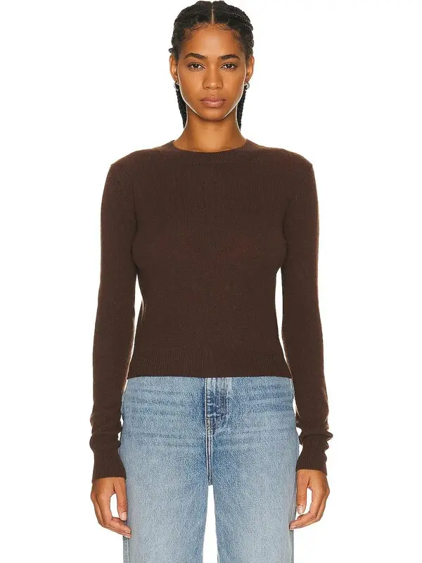 Eterne Francis Cashmere Sweater - Chocolate