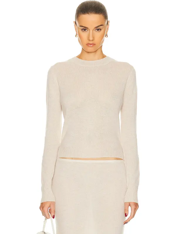 Eterne Francis Cashmere Sweater - Oatmeal