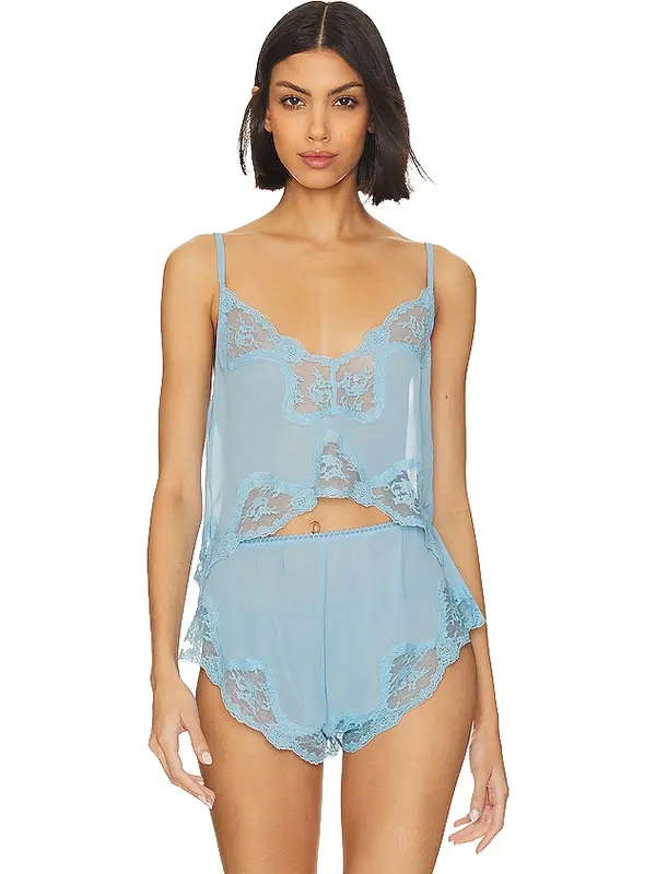 KAT THE LABEL Harley Camisole - Blue