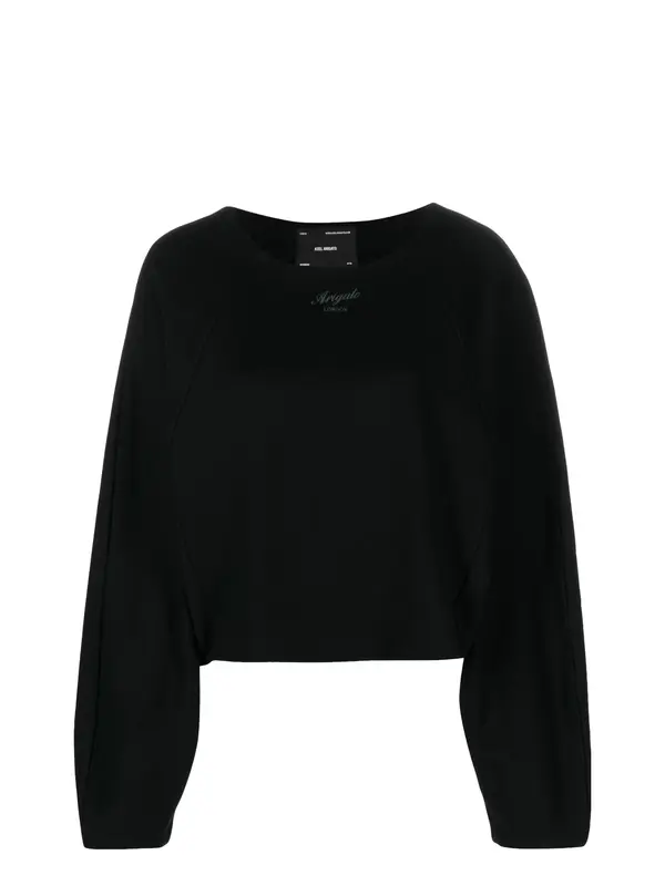 Axel Arigato Halle Logo-embroidered Sweatshirt - Black