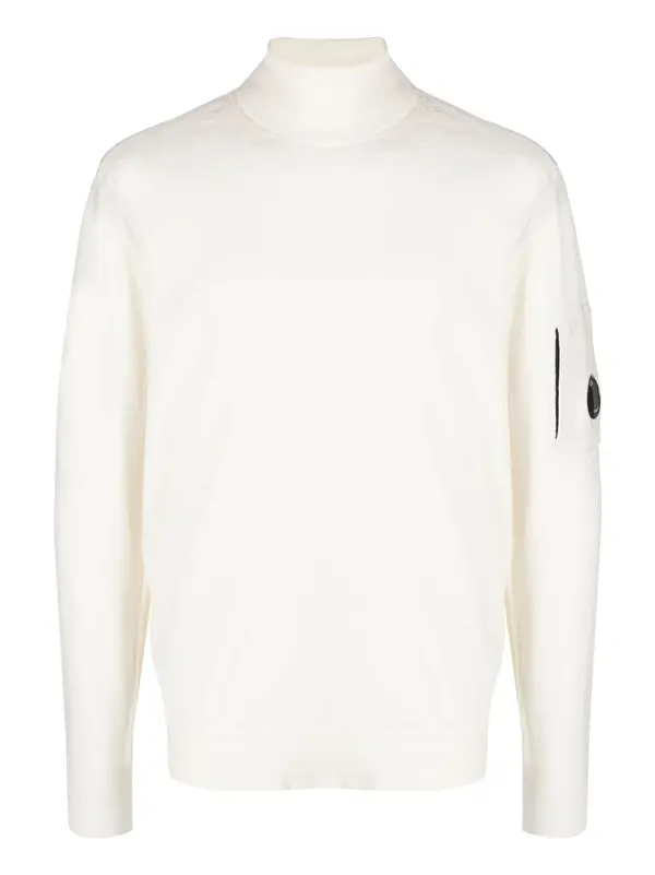C.P. COMPANY Lens-detail Jumper - White