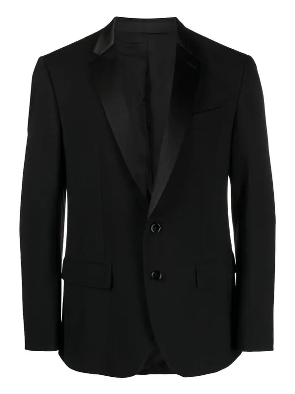 DONDUP Notched-lapel Single-breast Blazer - Black