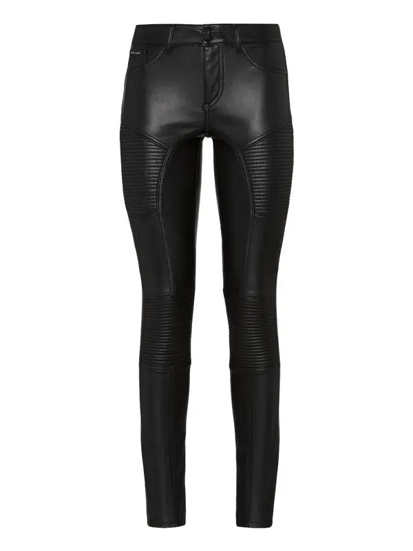 Philipp Plein Low-waist Skinny Trousers - Black