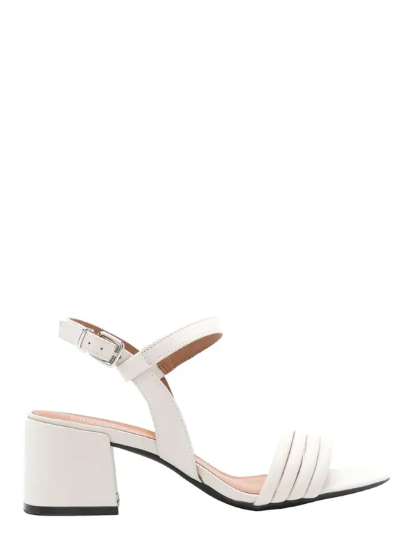 STUDIO CHOFAKIAN Studio 135 40mm Leather Sandals - White