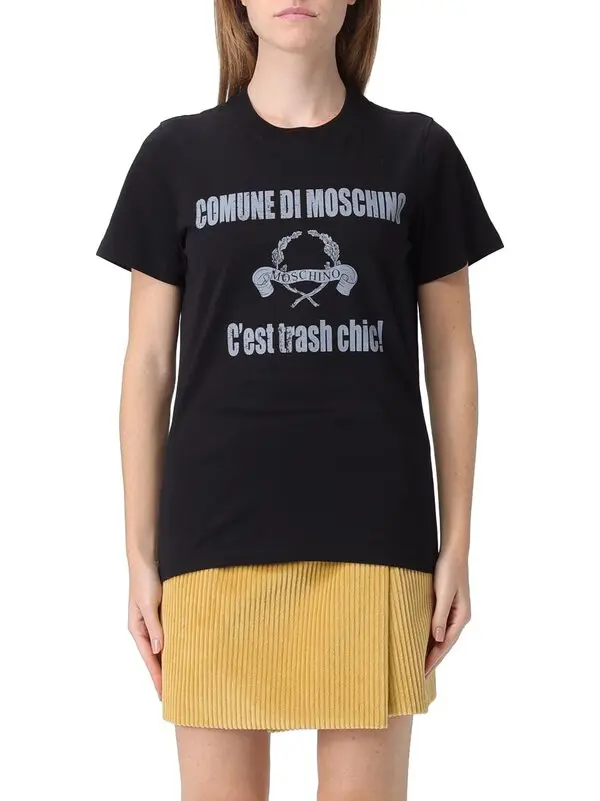 Moschino Graphic Print T-shirt - Black