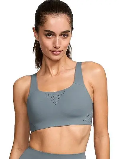 Victoria's Secret Vsx Featherweight Max Sports Bra - Grey