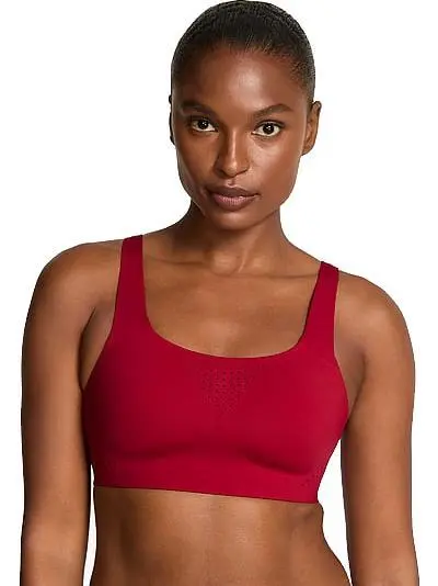 Victoria's Secret Vsx Featherweight Max Sports Bra - Red