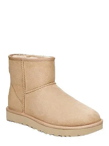 Pink Ugg® Classic Mini Ii Boots - Beige