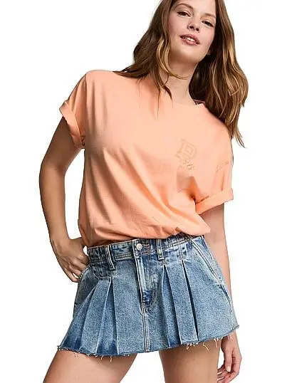 Pink Campus Cotton™ Tee - Orange