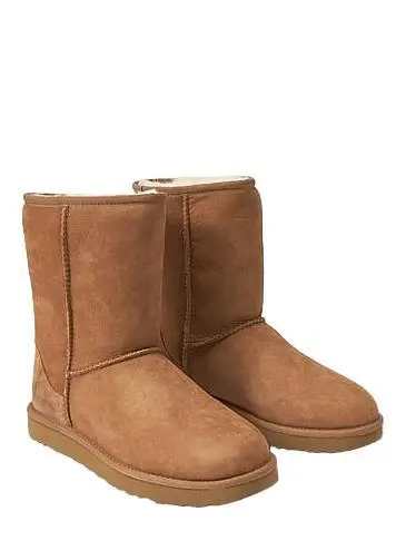 Pink Ugg® Classic Short Ii Boots - Brown