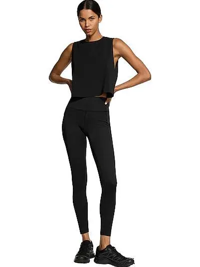 Victoria's Secret Vsx Essential High-rise Pocket Legging - Black