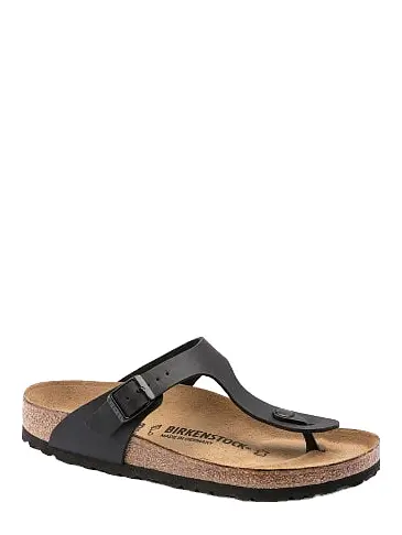Pink Birkenstock Gizeh Thong Sandals - Black