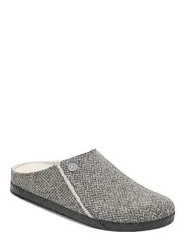 Pink Birkenstock Zermatt Shearling Slippers - Grey