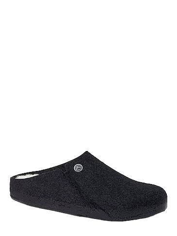 Pink Birkenstock Zermatt Shearling Slippers - Grey