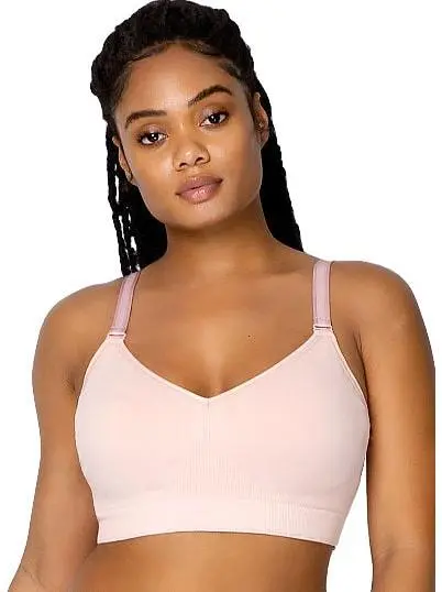 Victoria's Secret Curvy Couture Smooth Seamless Comfort Wireless Bra - Pink