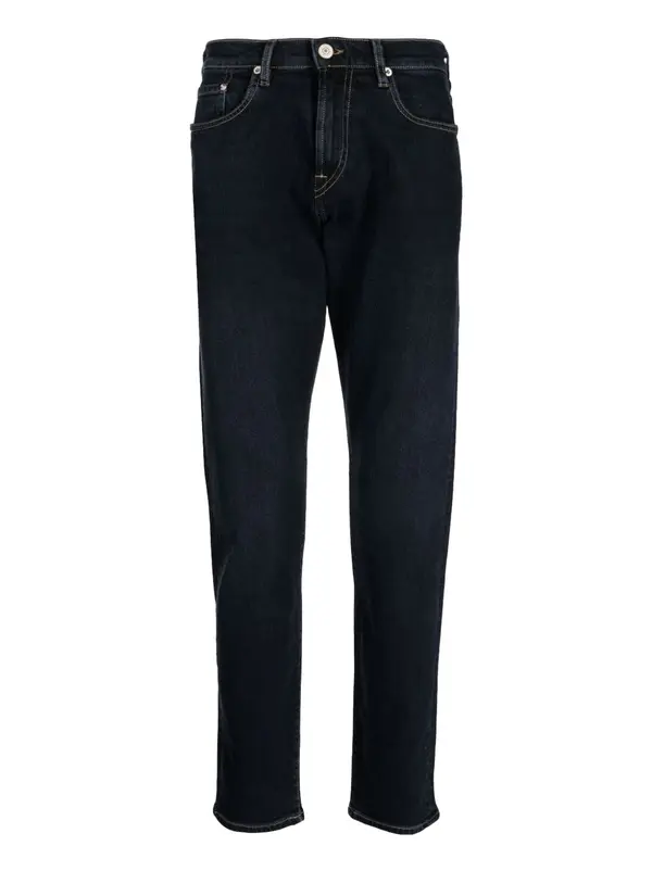 Paul Smith Mid-rise Straight-leg Jeans - Blue