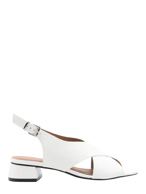 STUDIO CHOFAKIAN 136 Leather Sandals - White