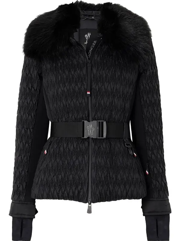 Moncler Plantrey Hooded Quilted Down Jacket - Black