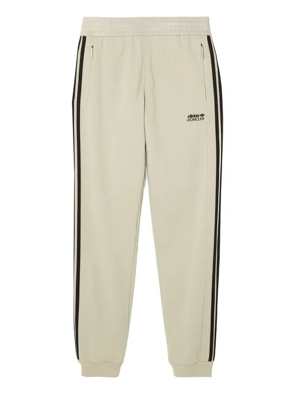 Moncler Adidas Originals Shell-trimmed Track Pants - Cream
