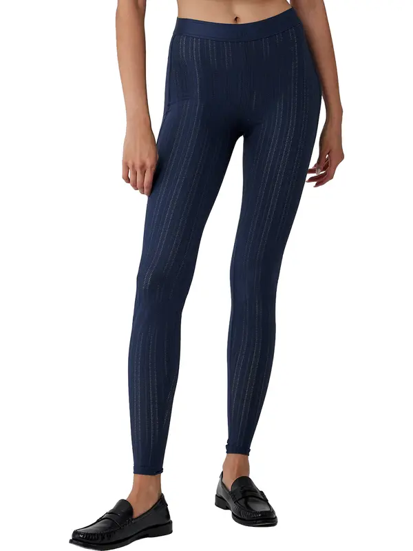 Alo Yoga High-waist Euphoria Legging - Navy