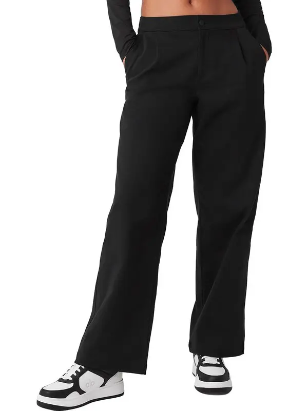 Alo Yoga Road Trip Trouser - Black