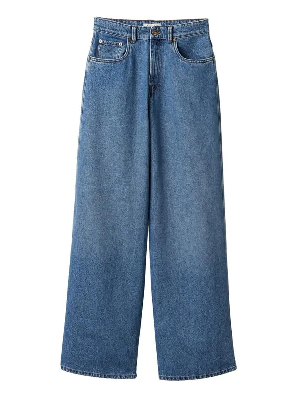 Miu Miu Denim Pants - Sapphire Blue